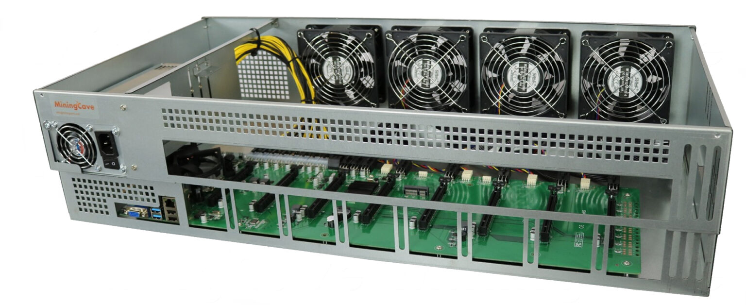 8 GPU BOX-KIT V4 – 2000W PSU 220V INCLUDED – JJ BISTORE LLC